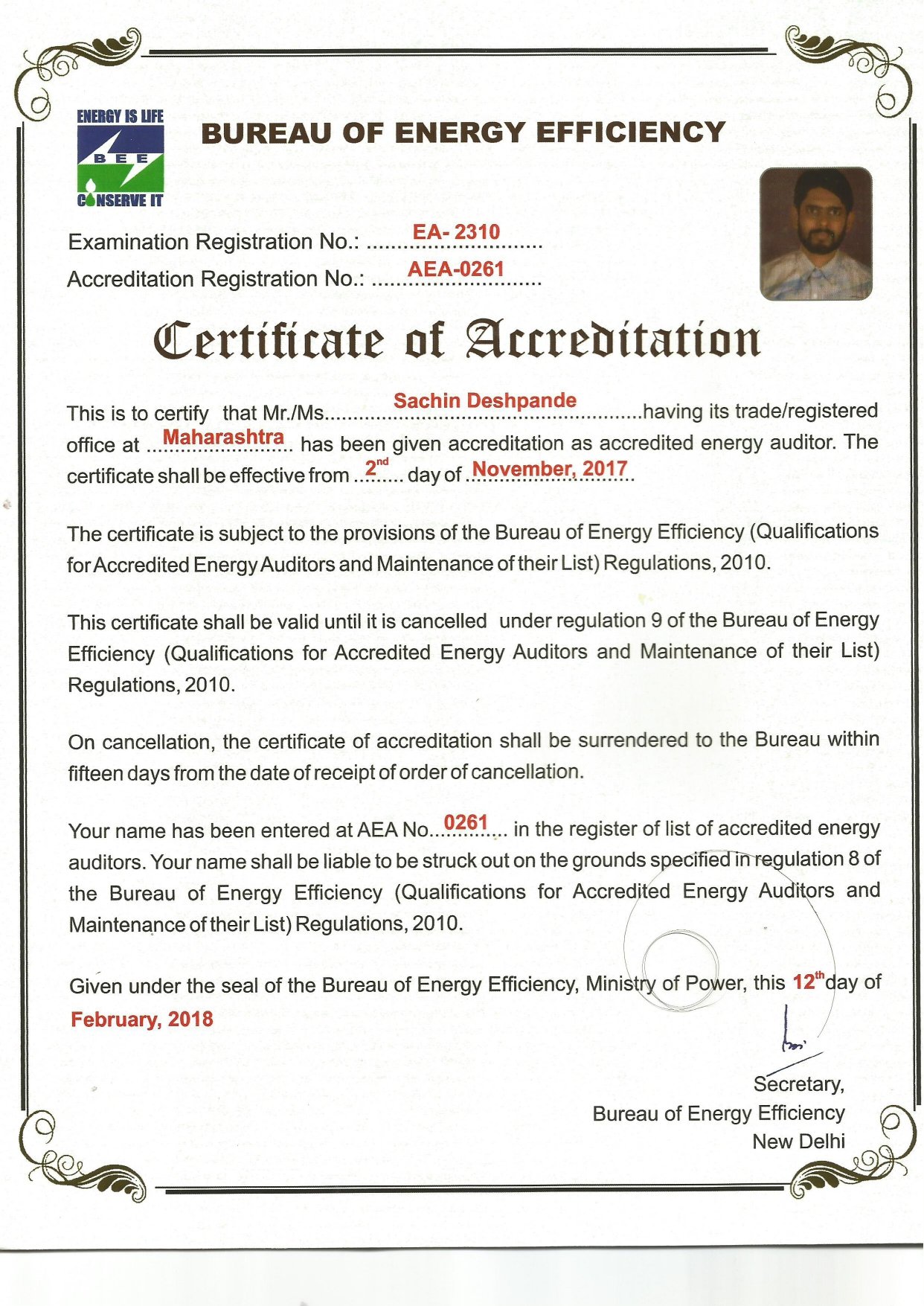 ARS ENERGY AUDITORS